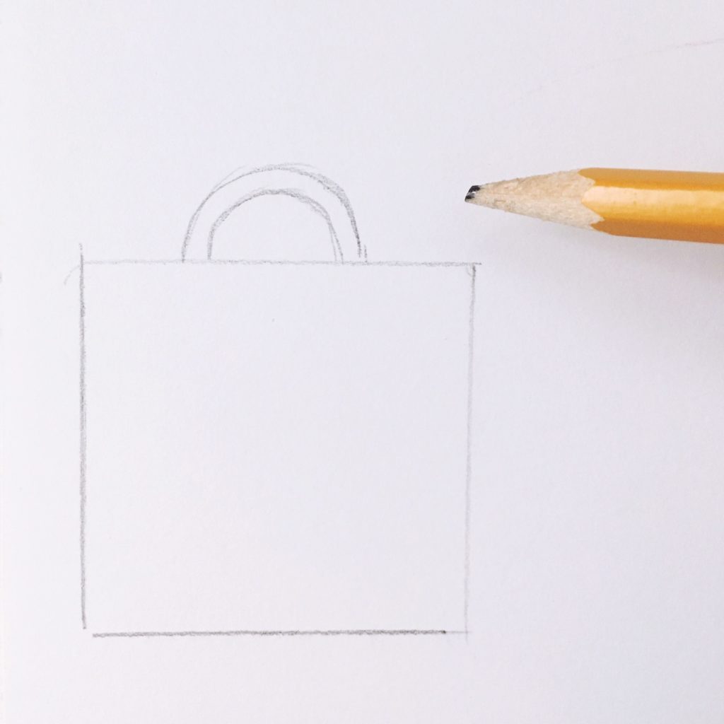 How to Draw a Bag in 3 Easy Steps | Lola Glenn