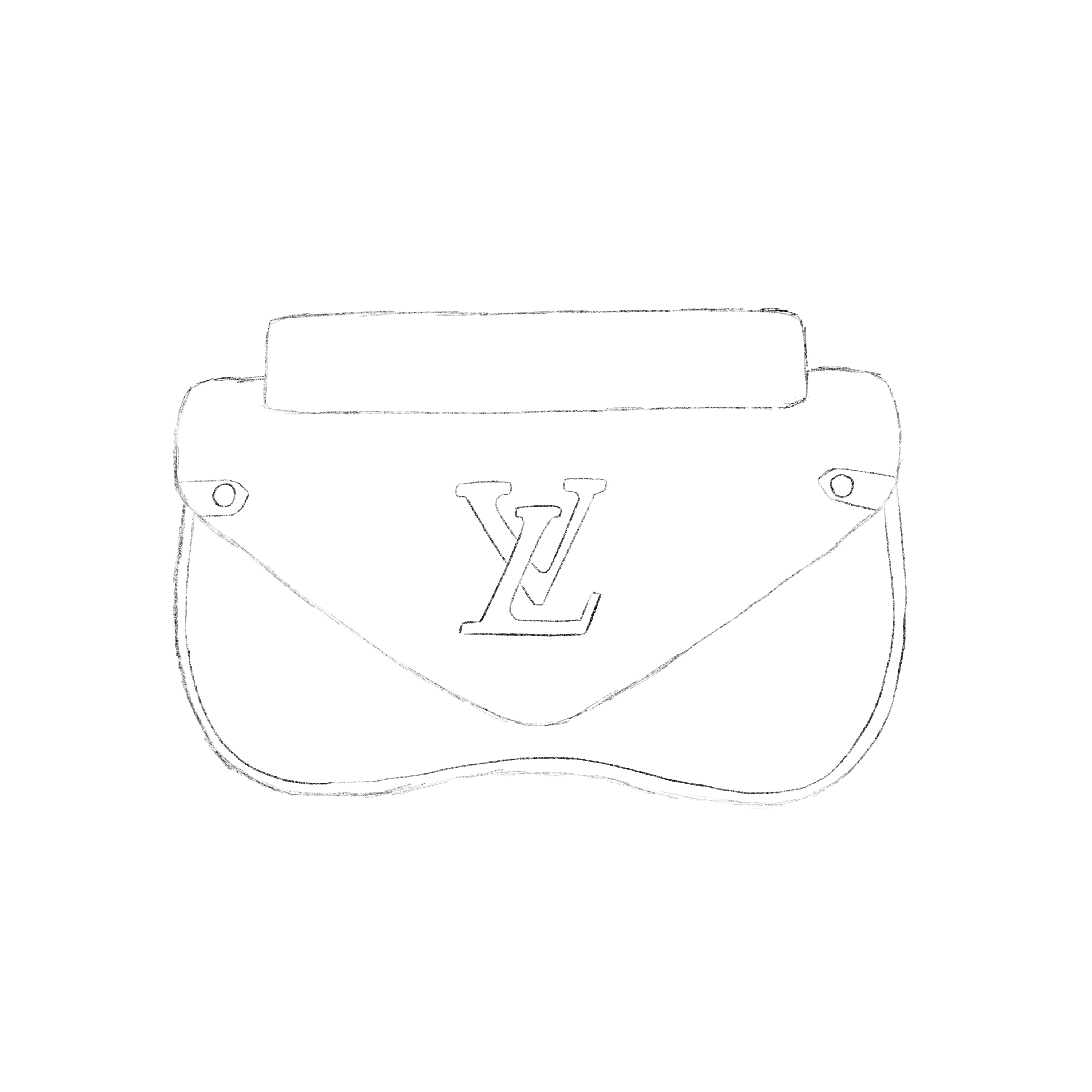 How to Draw a Louis Vuitton Bag | Lola Glenn